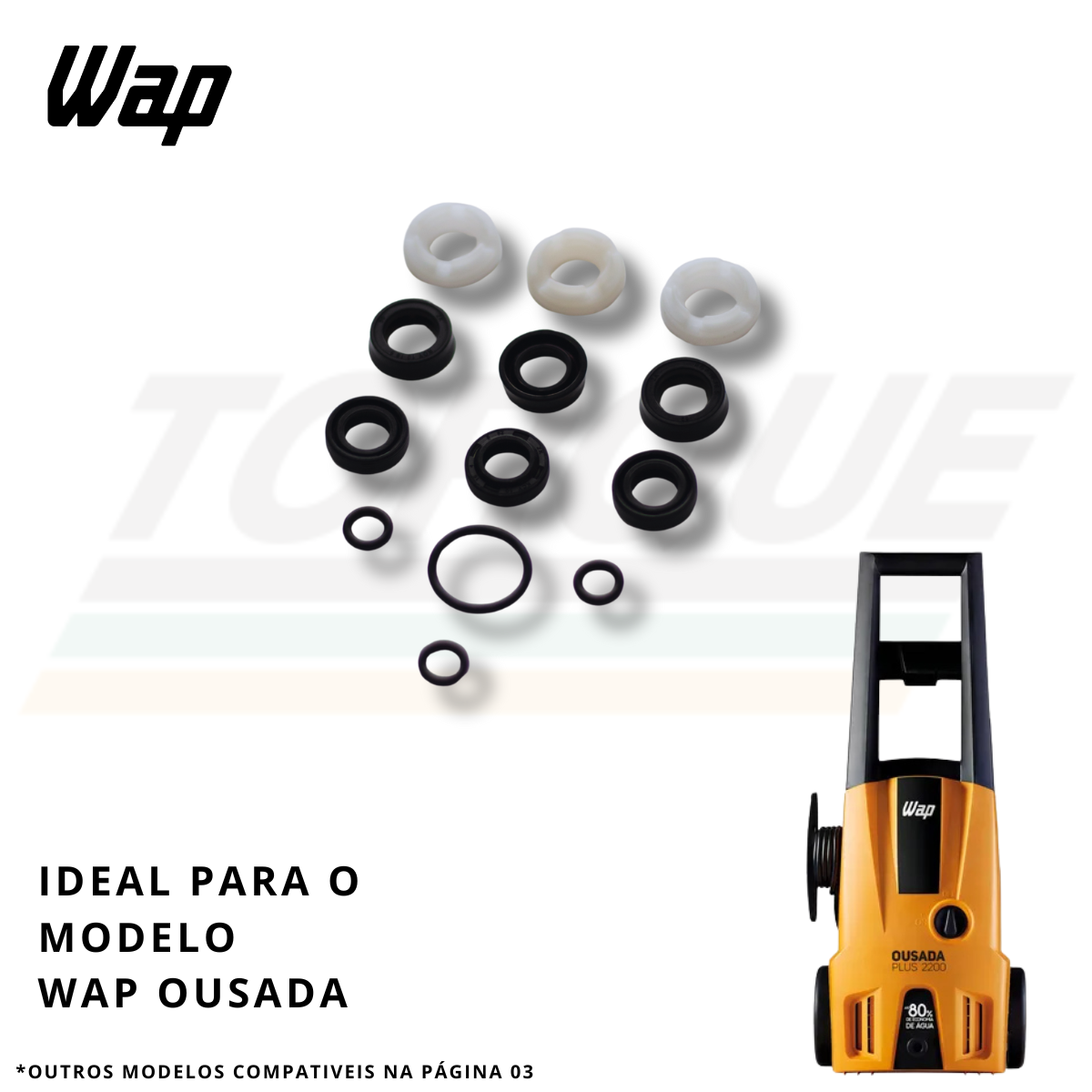 Kit Vedação para Wap Atacama/ Ousada - FW001583 (Original) – TORQUE